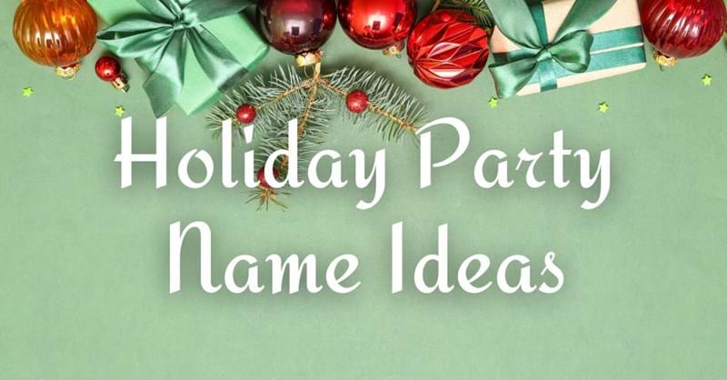 Holiday Party Name Ideas - FUN.com Blog