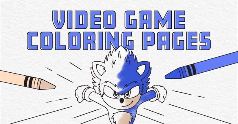 Free Video Game Coloring Pages for a Pixel-Perfect Day [Printables ...