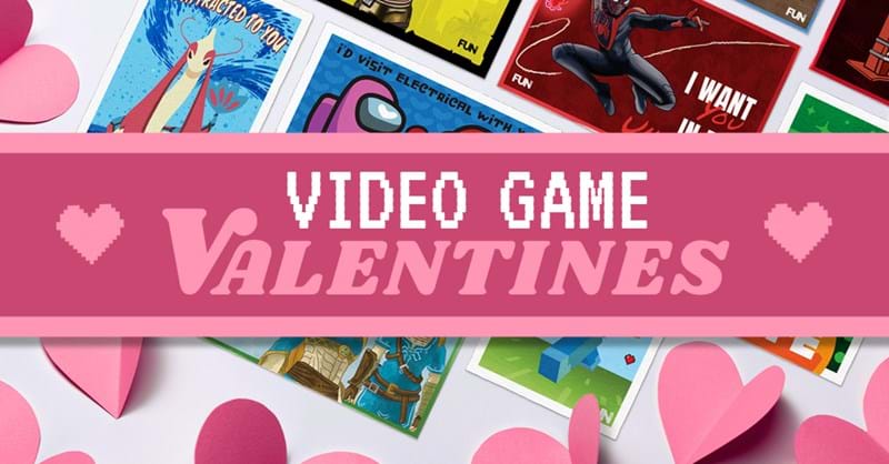 10 Video Game Valentines for Your Player 2 [E-Cards and Printables ...