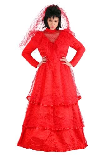 Red Gothic Wedding Dress for Women