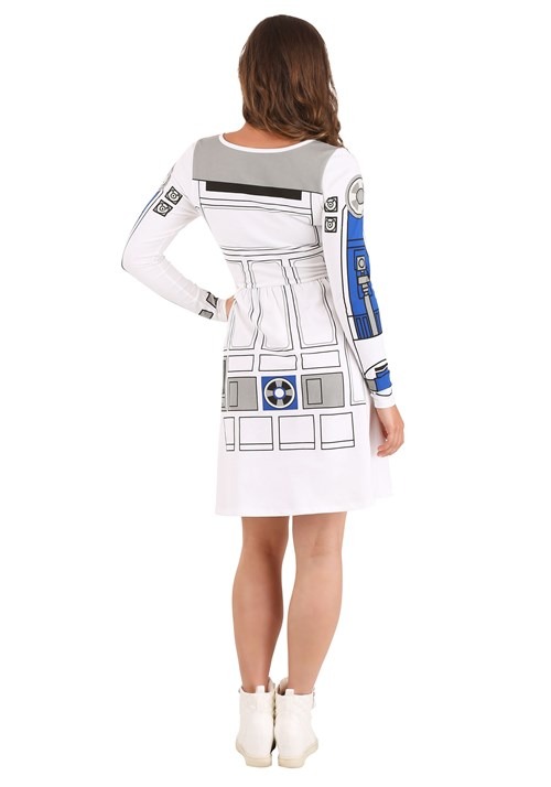 Star Wars I Am R2D2 Skater Dress Costume for Women | Star Wars Costumes