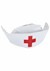 White Nurse Costume Cap For Women