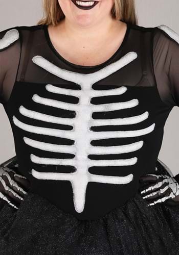 Skeleton Beauty Plus Size Costume for Women