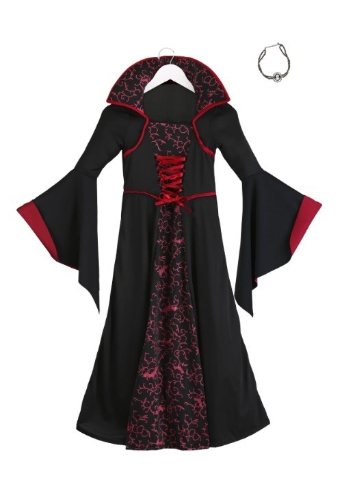 Royal Vampire Costume for Girls | Vampire Halloween Costumes - $29.99