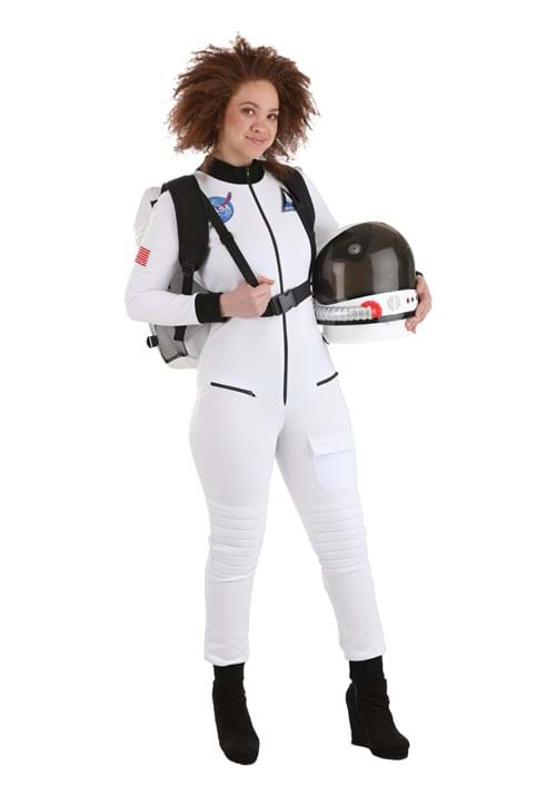 White Astronaut Suit Women's Costume