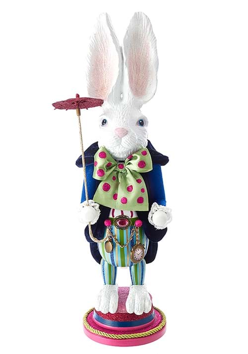 Hollywood White Rabbit 18" Nutcracker | Holiday Decorations - $77.99