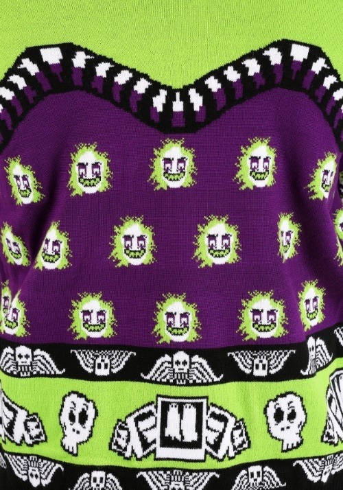 Beetlejuice Lydia Deetz Ugly Halloween Sweater for Adults