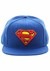 Blue Superman Snapback Hat