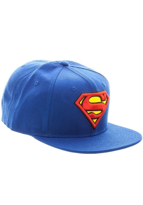 Blue Superman Snapback Hat - $7.99