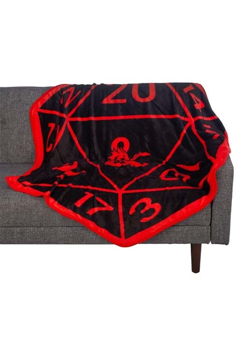 Shaped D20 Throw Dungeons & Dragons