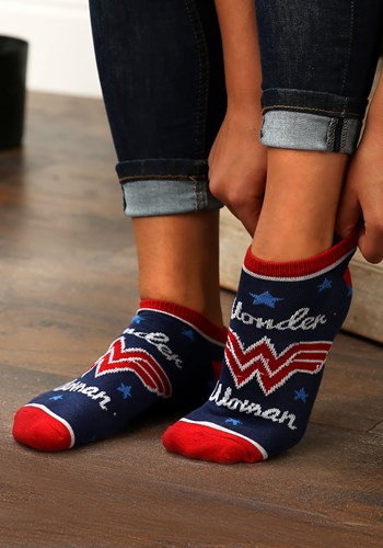 Women's Wonder Woman 5 Pack Ankle Socks | DC Comics Socks
