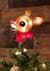 Lighted Rudolph Holiday Tree Topper with Lights
