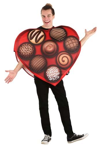 Adult Box of Chocolates Heart Costume | Valentines Day Costume