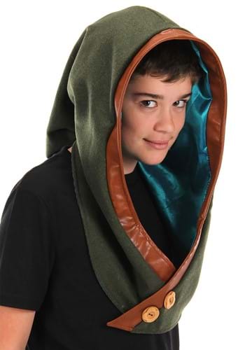 Plush Woodland Elf Costume Hood