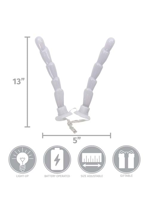 Light-Up Insect Antennae Costume LumenHorns - 67% off!