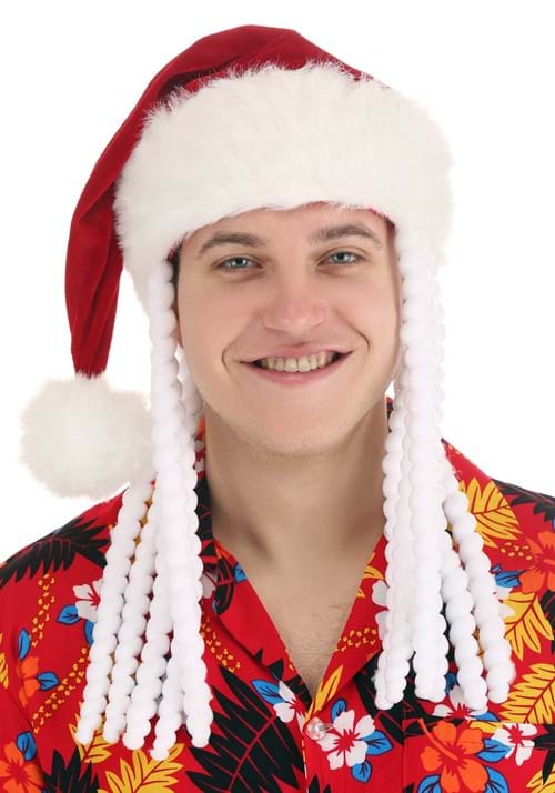 Dread Santa Adult Plush Hat | Christmas Hats