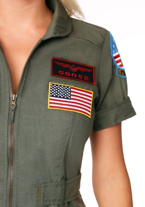 Top Gun Flight Dress Costume for Women