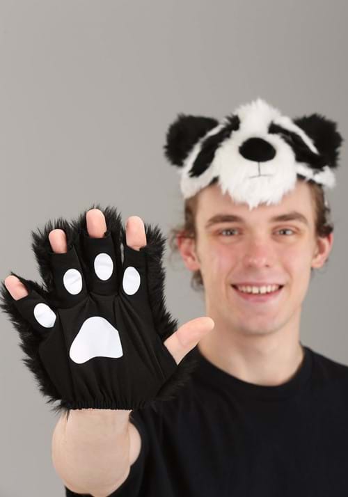 Plush Panda Headband & Paws Accessory Kit | Panda Costumes