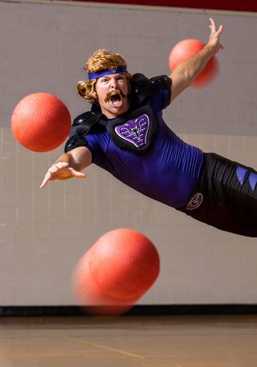 Adult Dodgeball Purple Cobra Costume | Movie Costumes