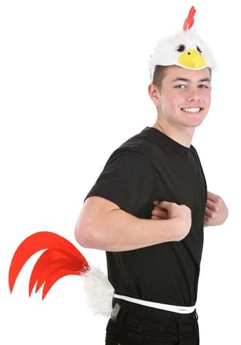 Chicken Soft Headband And Tail Kit
