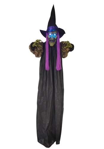 Light Up Hanging 67" Witch