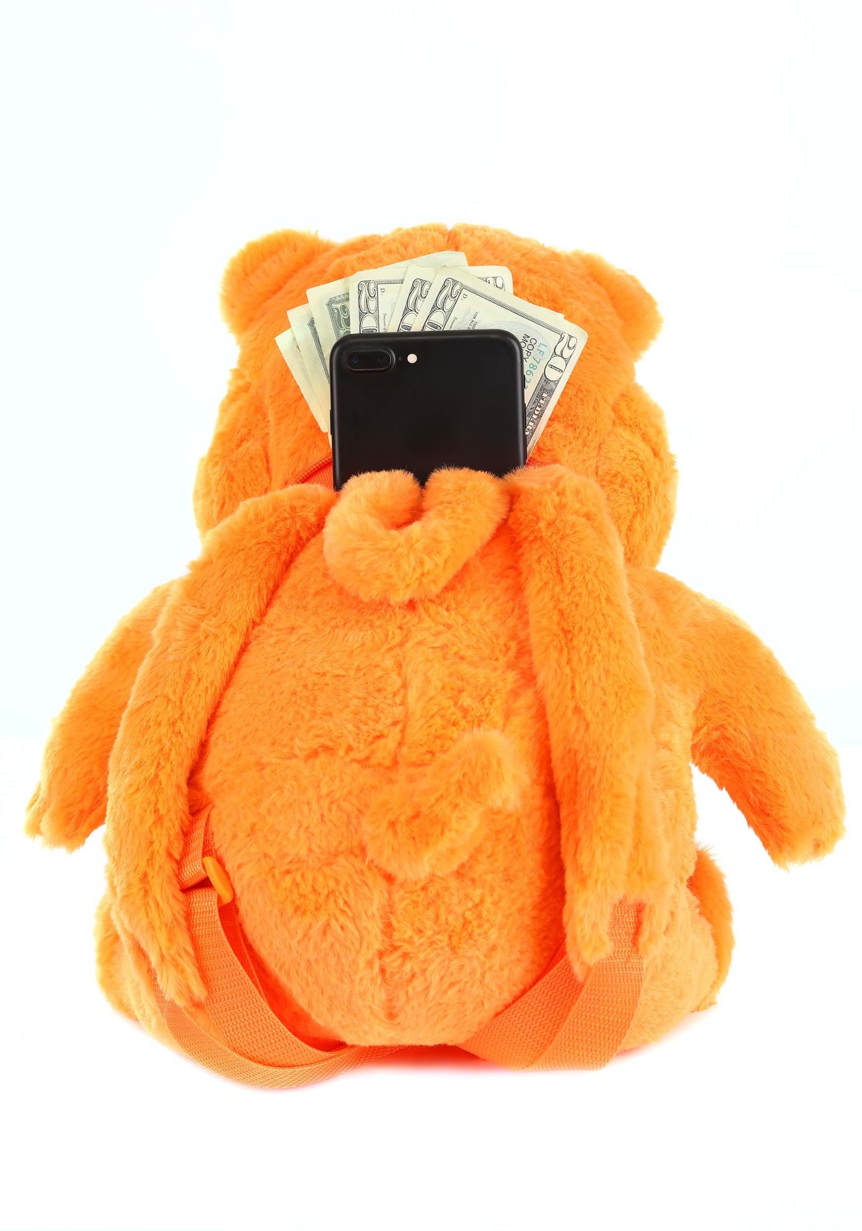 Orange Plush Hungry Hippos Backpack