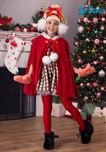 Girl's Dr. Seuss Storybook Cindy Lou Who Costume Dress