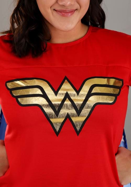 Women's Casual Wonder Woman Plus Size Costume