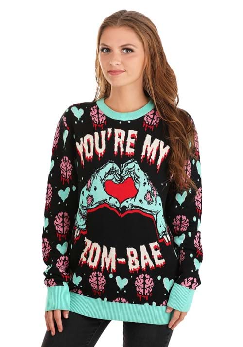 You're My Zom-Bae Valentine's Day Sweater