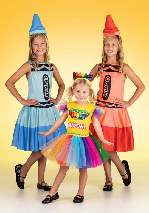 Red Crayon Costume Kid's Dress