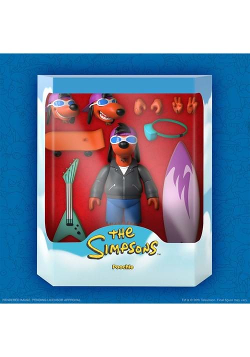 The Poochie 7-Inch Action Figure from the Simpsons Ultimates