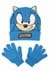 Sonic Cuffed 3D Ears Hat and Gloves Kid's Set
