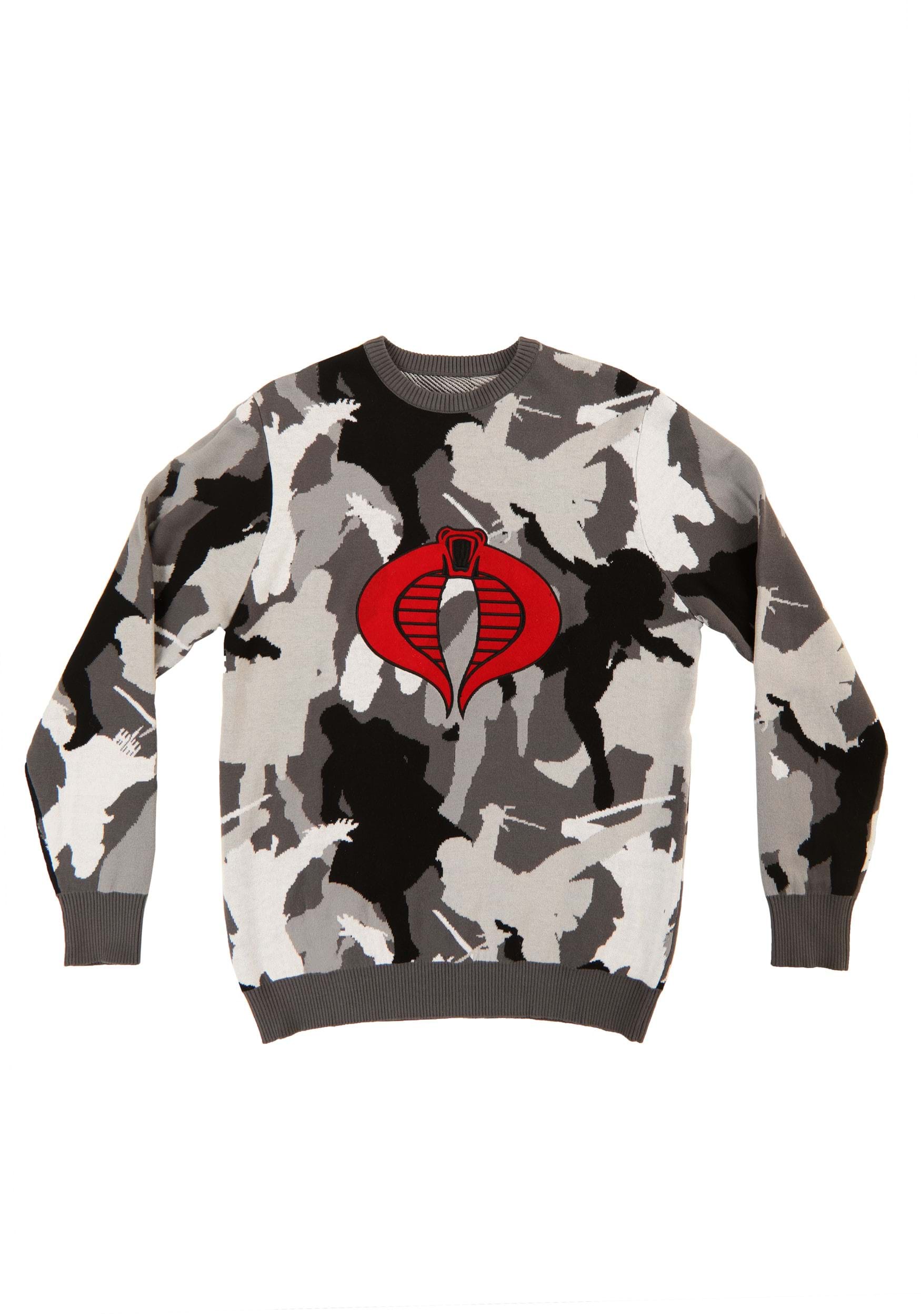 Cobra Camo GI Joe Adult Sweater
