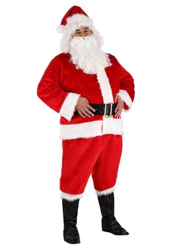 Plus Size Men's Santa Costume