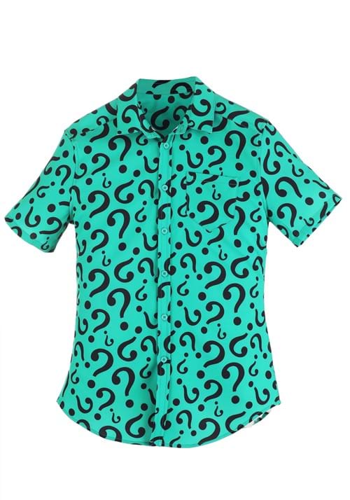 The Riddler Button Up Shirt for Adults