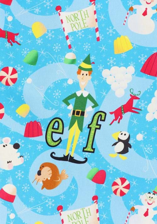 Buddy the Elf Adult Button Up Shirt | Elf Christmas Shirt
