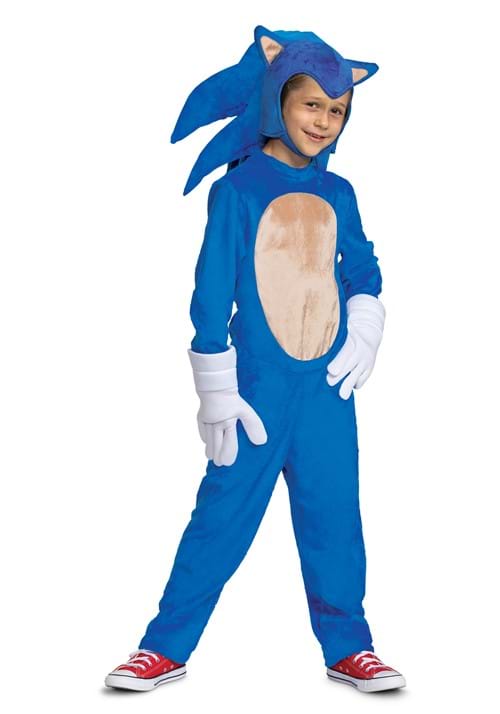 Sonic 2 Kid's Deluxe Sonic Movie Costume | Movie Costumes
