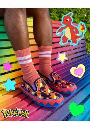 Irregular Choice Pokémon Every Day is an Adventure Charmander Canvas Shoes