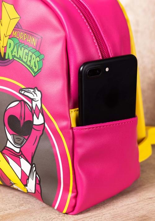 Pink & Yellow Power Rangers Mini Backpack | Power Rangers Accessories ...