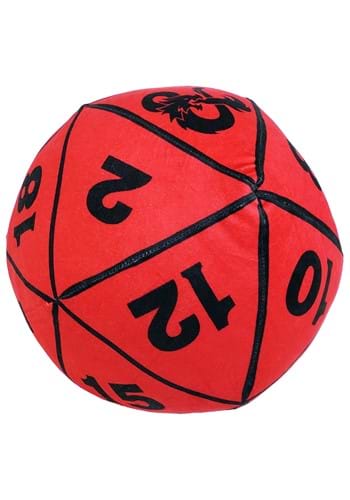 Dungeons & Dragons Red D20 Plush Cloud Pillow