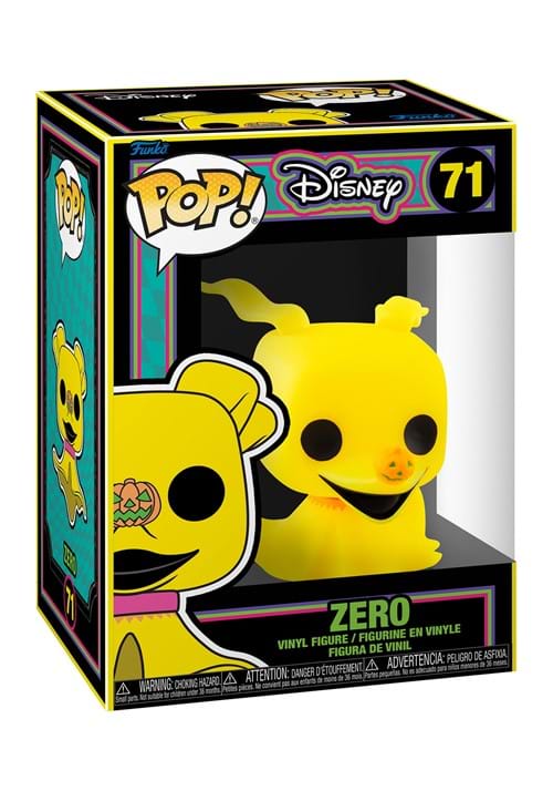 Nightmare Before Christmas Black Light Zero POP!