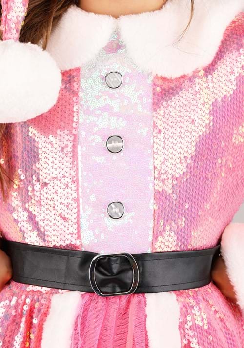 Girl's Pink Santa Claus Costume | Christmas Costumes
