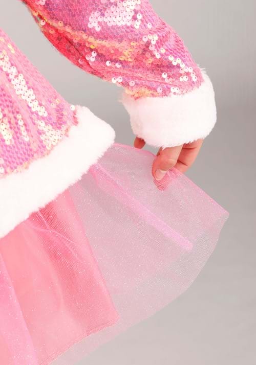 Girl's Pink Santa Claus Costume | Christmas Costumes