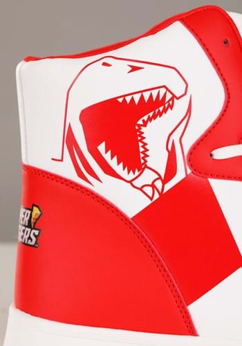 Costume Inspired Red Power Rangers Sneakers | Power Rangers Accessories