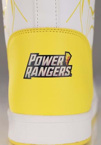 Costume Inspired Power Rangers Yellow Sneakers