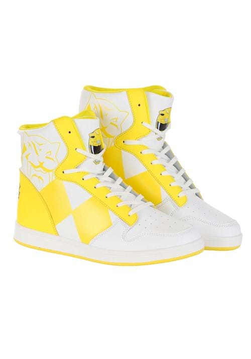 Costume Inspired Power Rangers Yellow Sneakers | Power Rangers Accessories