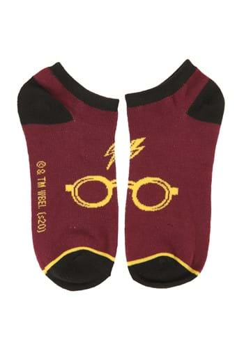 6 Pack of Harry Potter Women's Maroon Socks | Harry Potter Socks