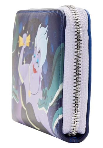 Disney The Little Mermaid Ursula Lair Loungefly Zip Around Wallet
