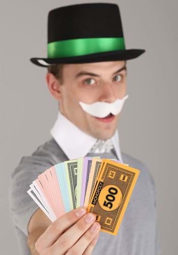 Adult Monopoly Man Costume Accessory Kit | Board Game Costumes