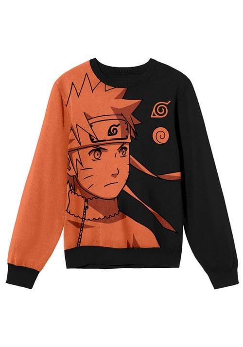 Adult Naruto Uzumaki Jacquard Knit Pre-Pack Sweater